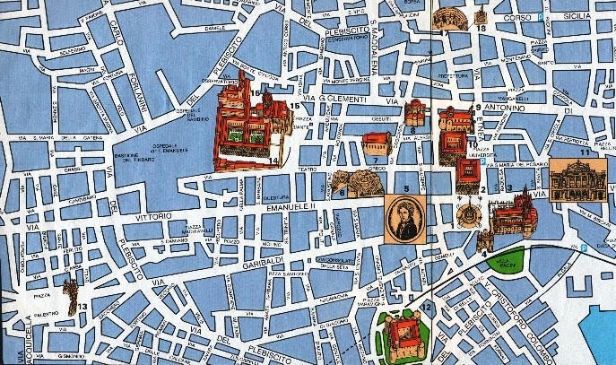 Tallest Building: Mappa di Catania Regione immagini