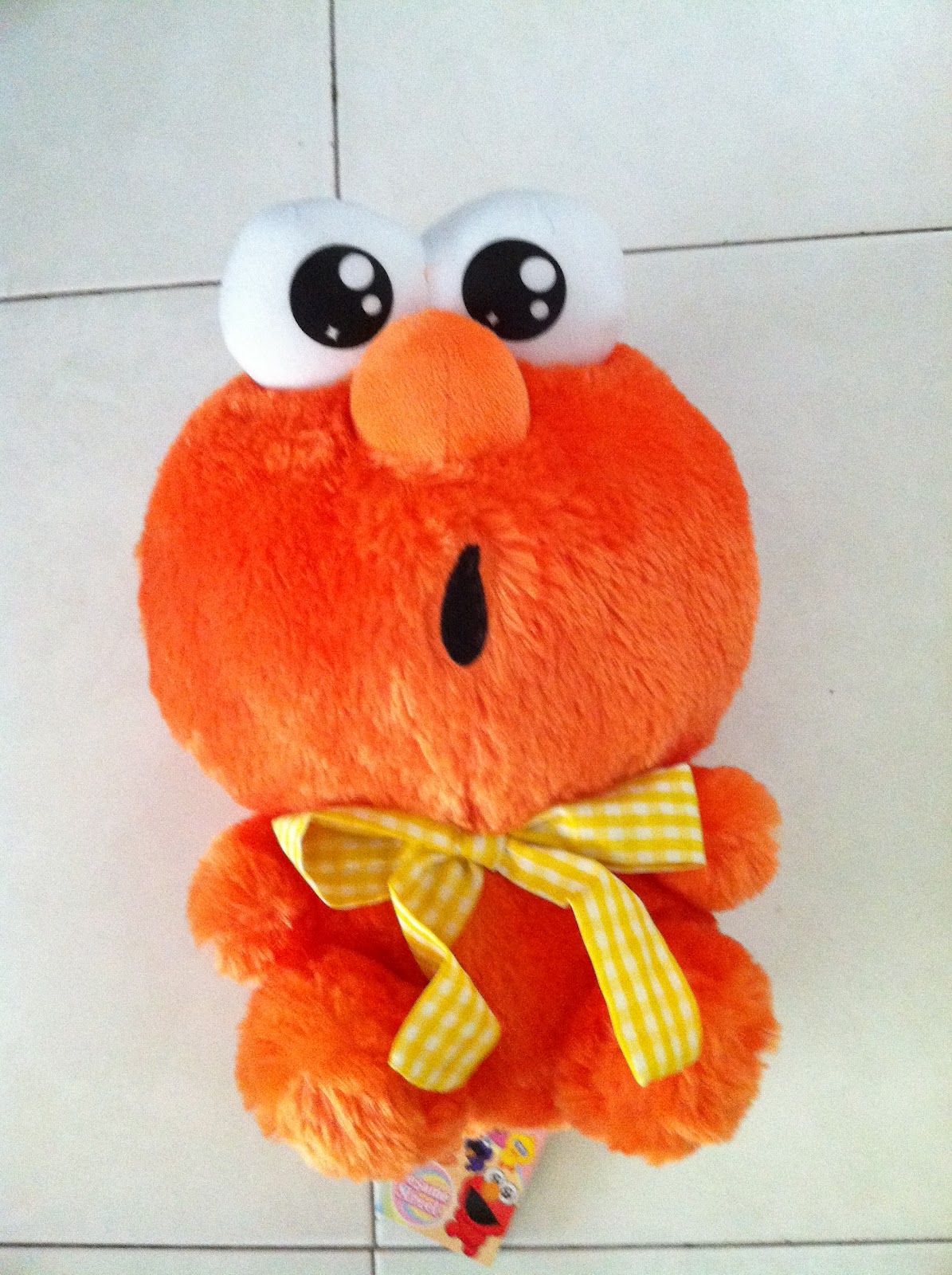 CatchUp Plush: Elmo : Orange Elmo with tie (#CU-023)