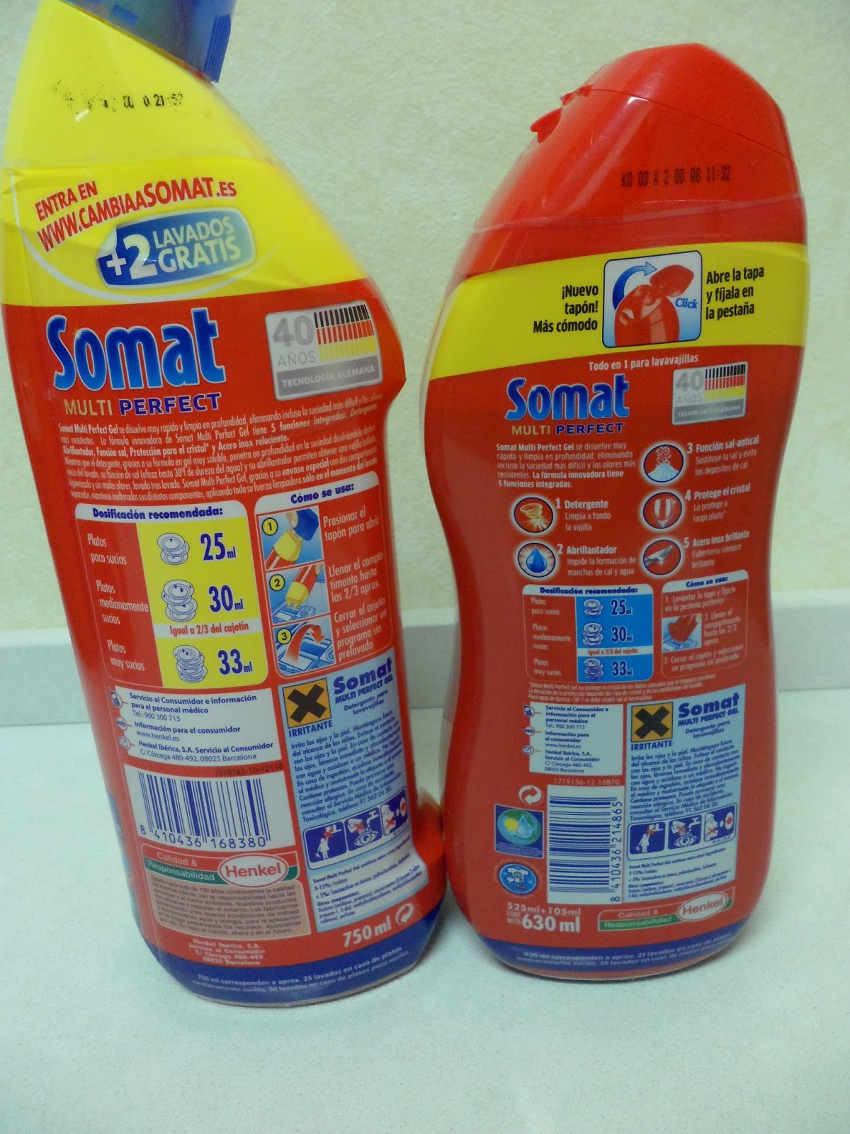 A mí me gusta comer: Somat multi perfect gel