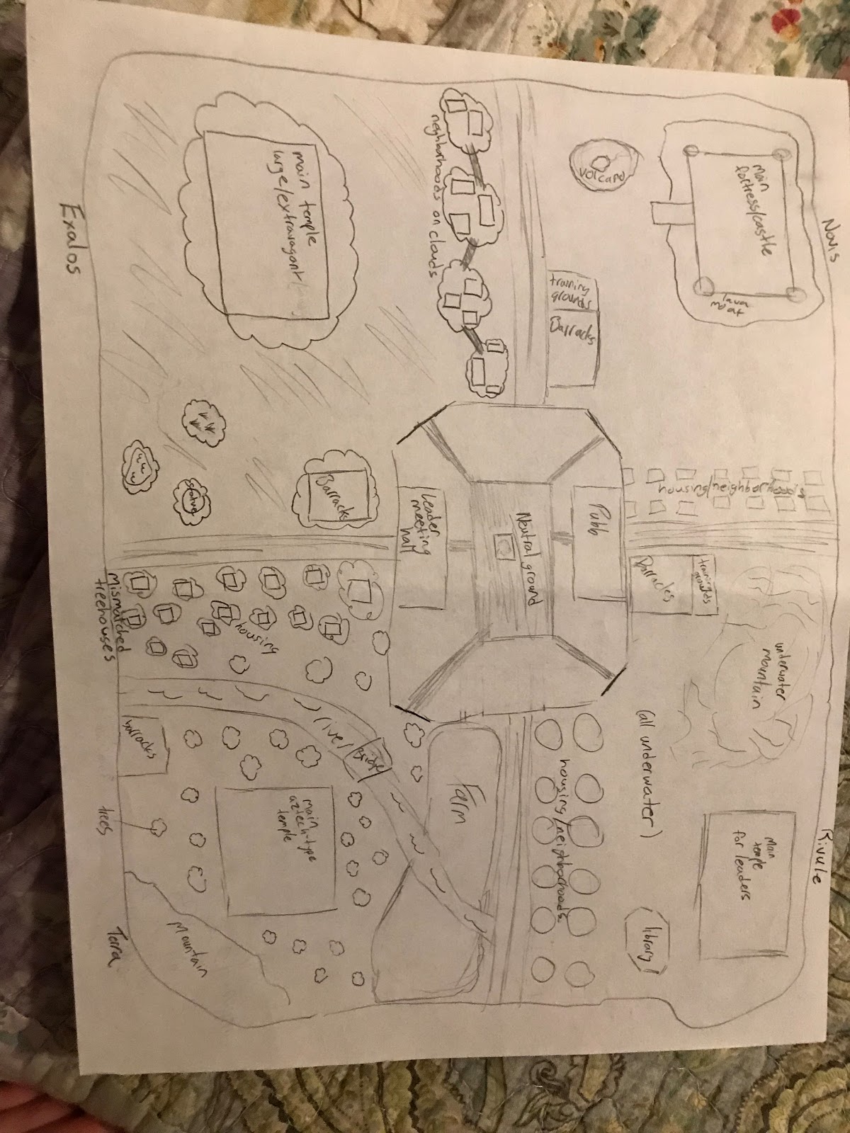 Wade Bradford's Blog: Creative Writing -- Map Experiments