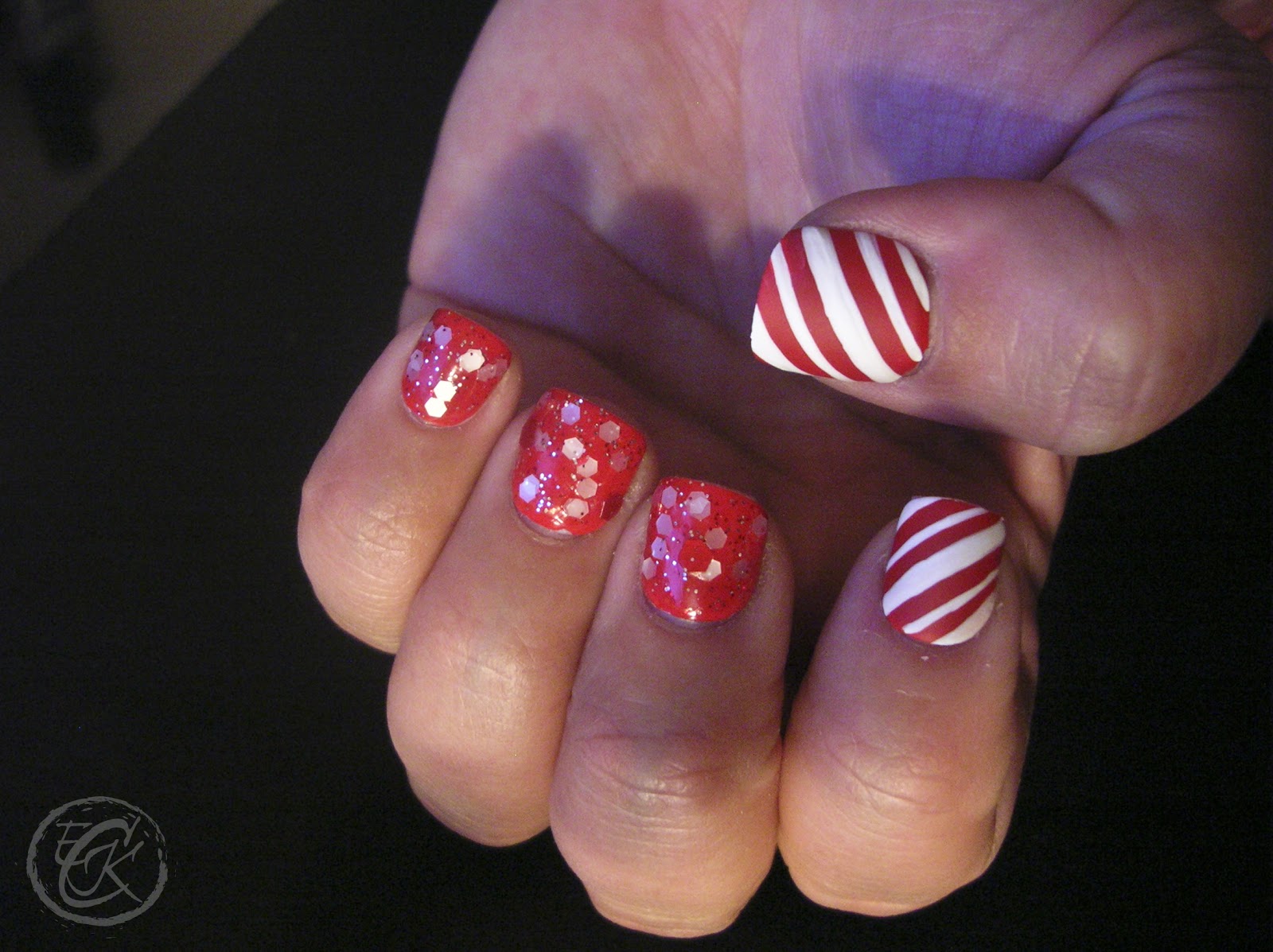 ecklipsed by color: On the Third Day of Christmas, my nail art gave to ...