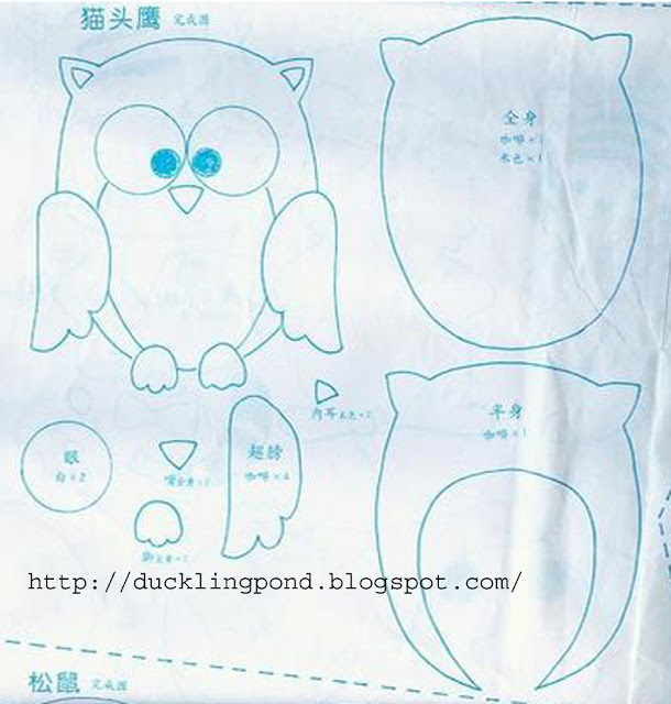 Moldes de buho para imprimir - Imagui