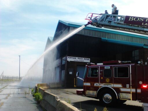 New Boston Ladder 18 in Operation 8-18-13 ~ Boston Fire Gear - Blog