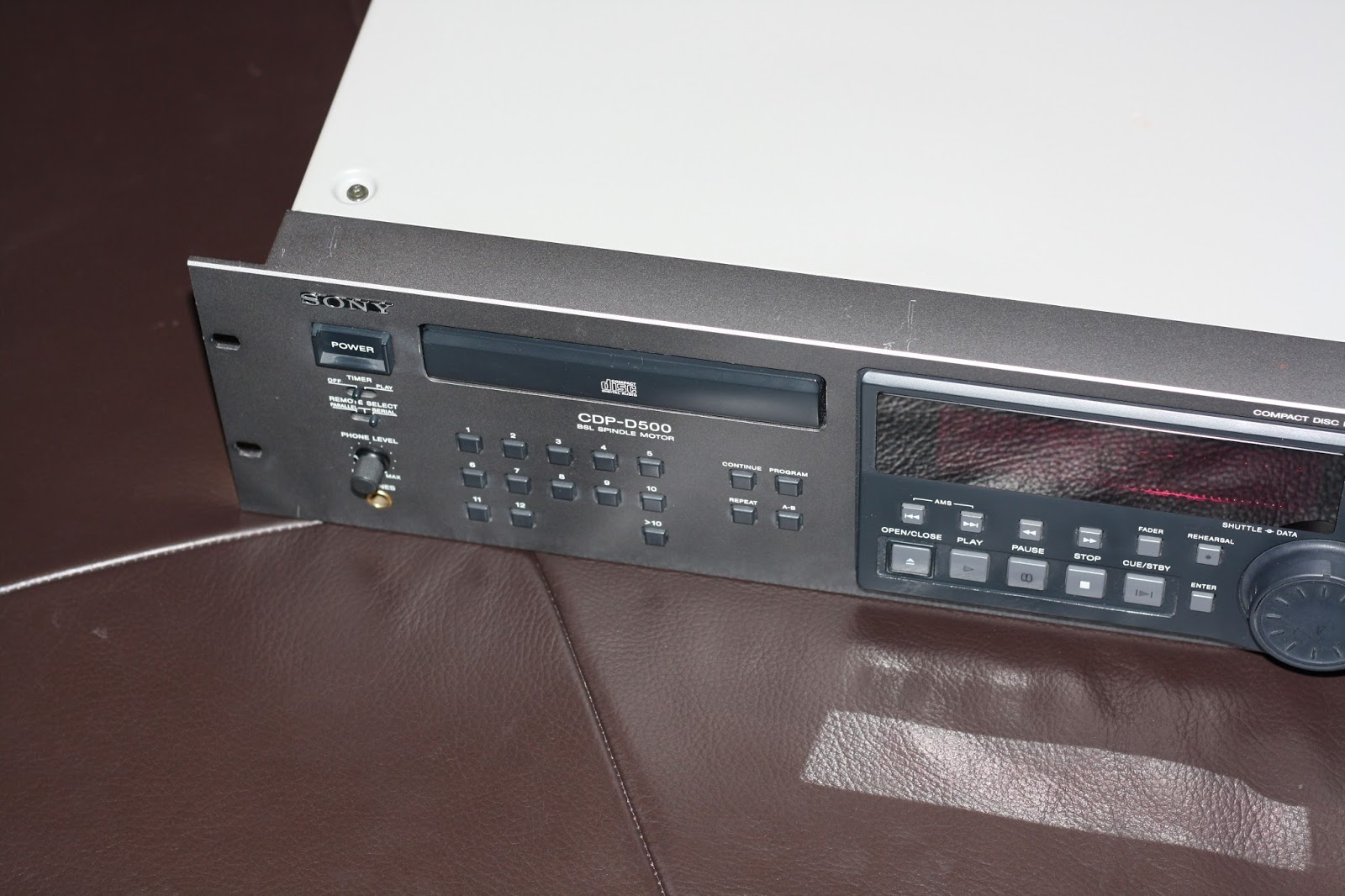 Infrequent Sound [sex.tex] technology: Sony CDP-D500 Professional ...