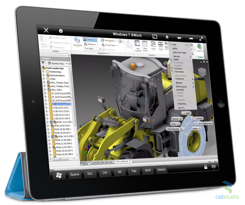 Inventor on an iPad? Simply - with Autodesk Remote. (Budweiser blog)