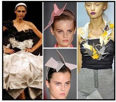 hazy star: Origami Inspired Fashion