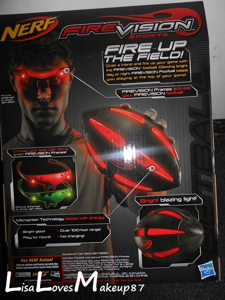 LisaLovesMakeup87: BzzCampaign: NERF FireVision Sports Football (Review)