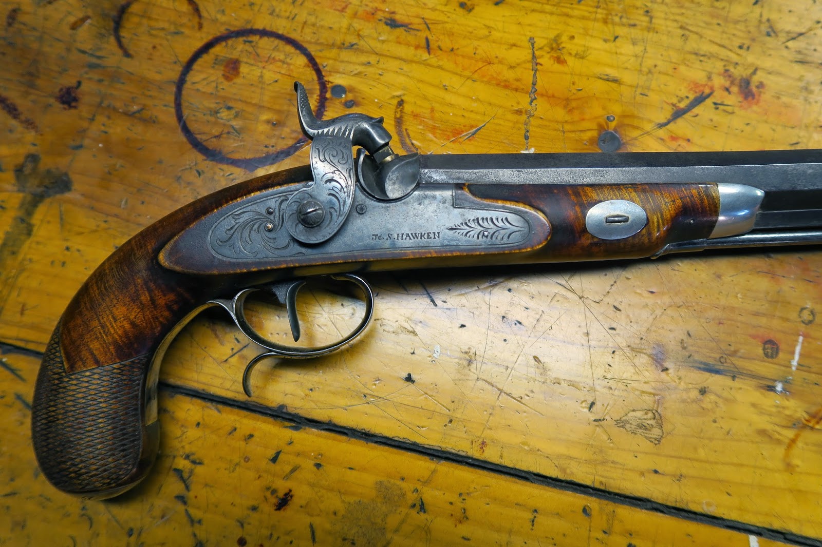 Judson Brennan: Alaskan Longrifle Artisan: THE HAWKEN PISTOL finished ...