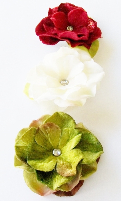 Flower Girl Cottage : Handmade Flower Clips