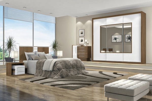 QUARTO DE CASAL - INSPIRAÇÃO | Toque de Elegância