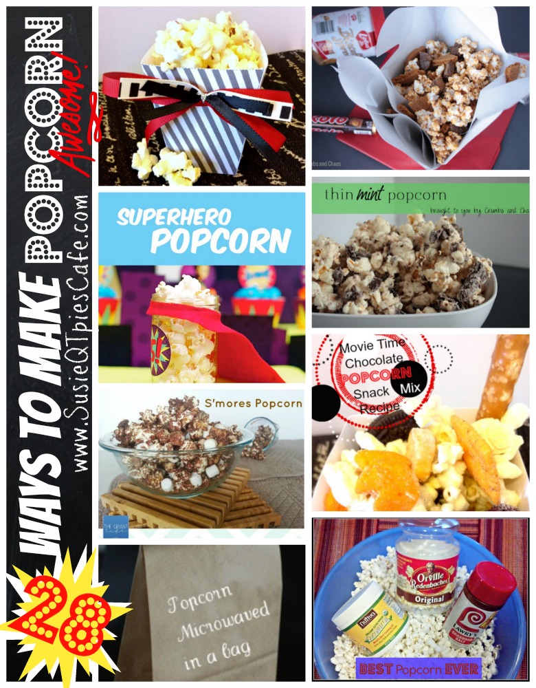 SusieQTpies Cafe: 28 Easy & Fun Popcorn Recipes