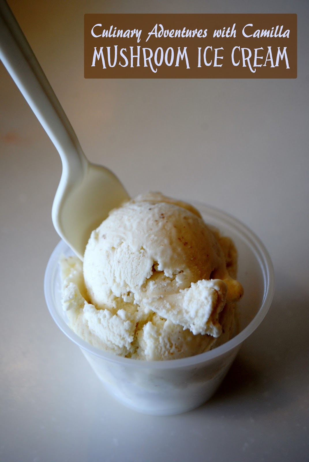 Mushroom Ice Cream at Cowlick's