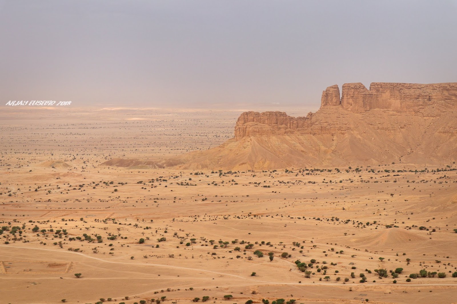 Wadi Loop - Sunset view [MTB Trail - Riyadh KSA] ~ Trip Aventure