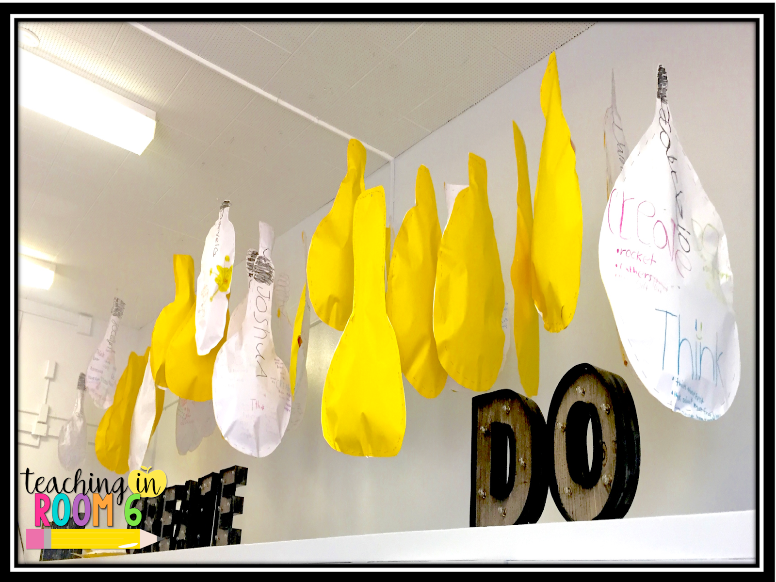 Think, Create, Do: A First Week of School Project | Teaching in Room 6