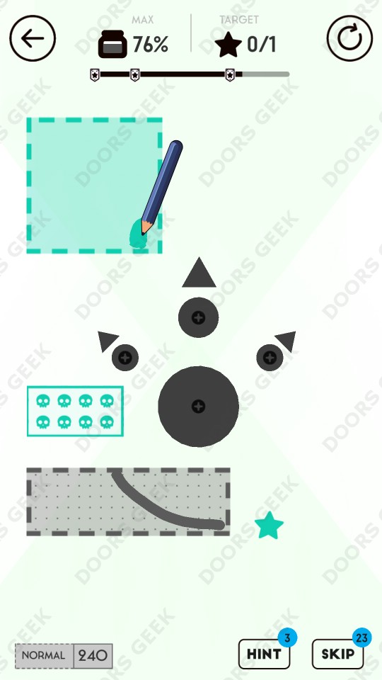 Draw Here Level 240 ~ Doors Geek