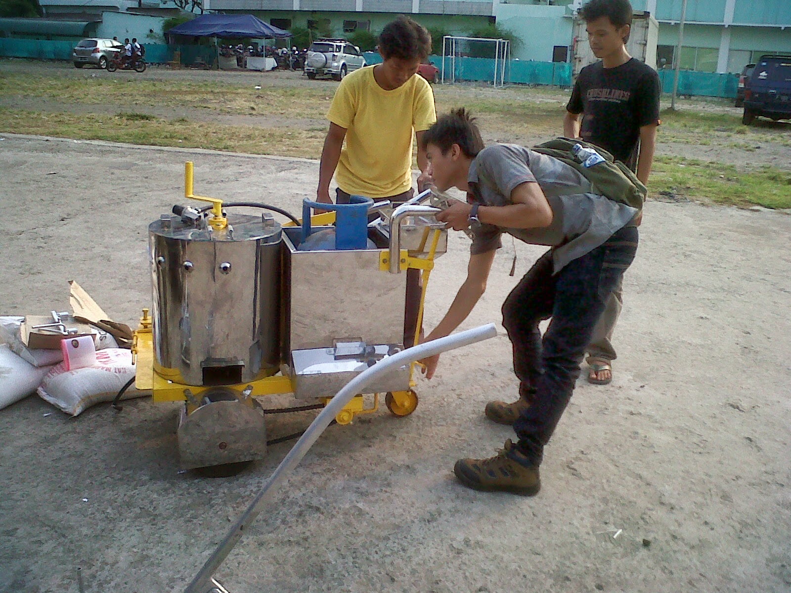 Daftar Harga Mesin Marka Jalan / Marking Road / Aplicator Marka Jalan ...