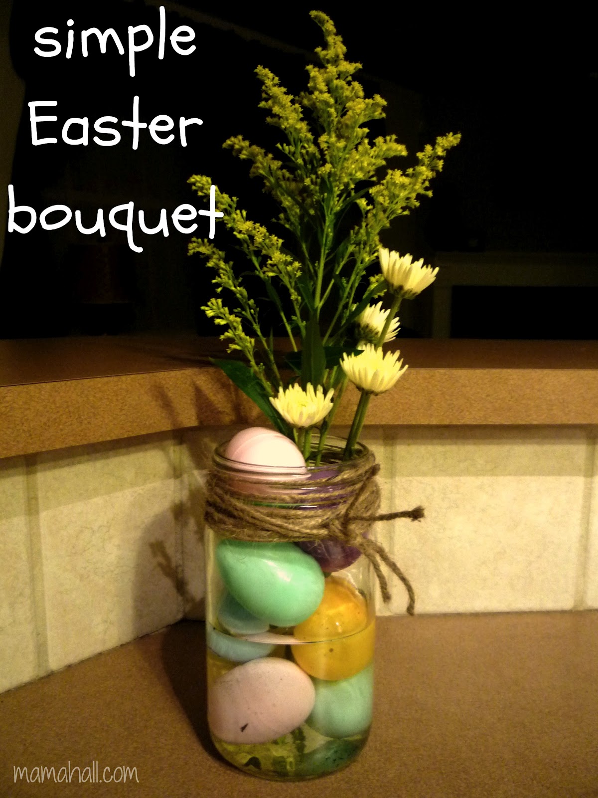 mamahall: simple Easter bouquet