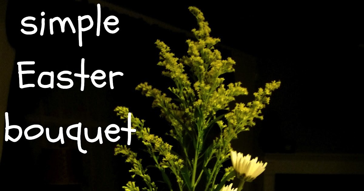 mamahall: simple Easter bouquet