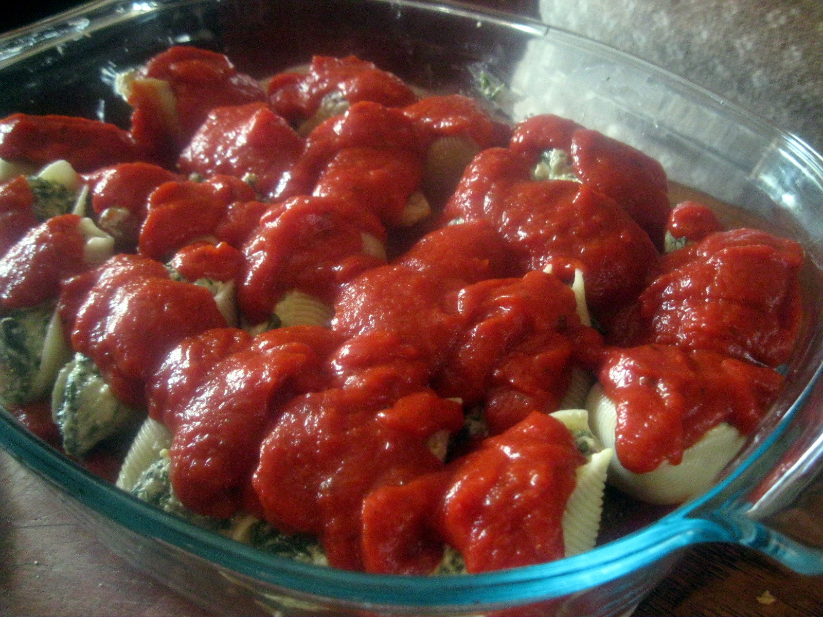 Adirondack Baker: Spinach and Mushroom Stuffed Shells