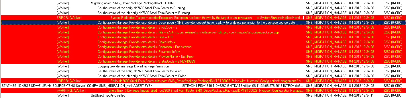 Henks Blog Sms Provider Doesnt Have Permission To The Package Source Path