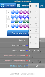 Talk Apps Story: Multi Lotto Number Generator: Generate lotto lucky ...