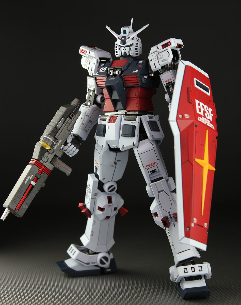 GUNDAM GUY: MG 1/100 Full Armor Gundam [Thunderbolt] + Weapon Hanger ...