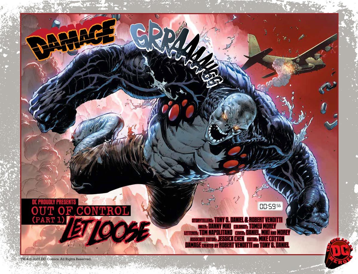Weird Science DC Comics: Damage #1 Review and **SPOILERS**