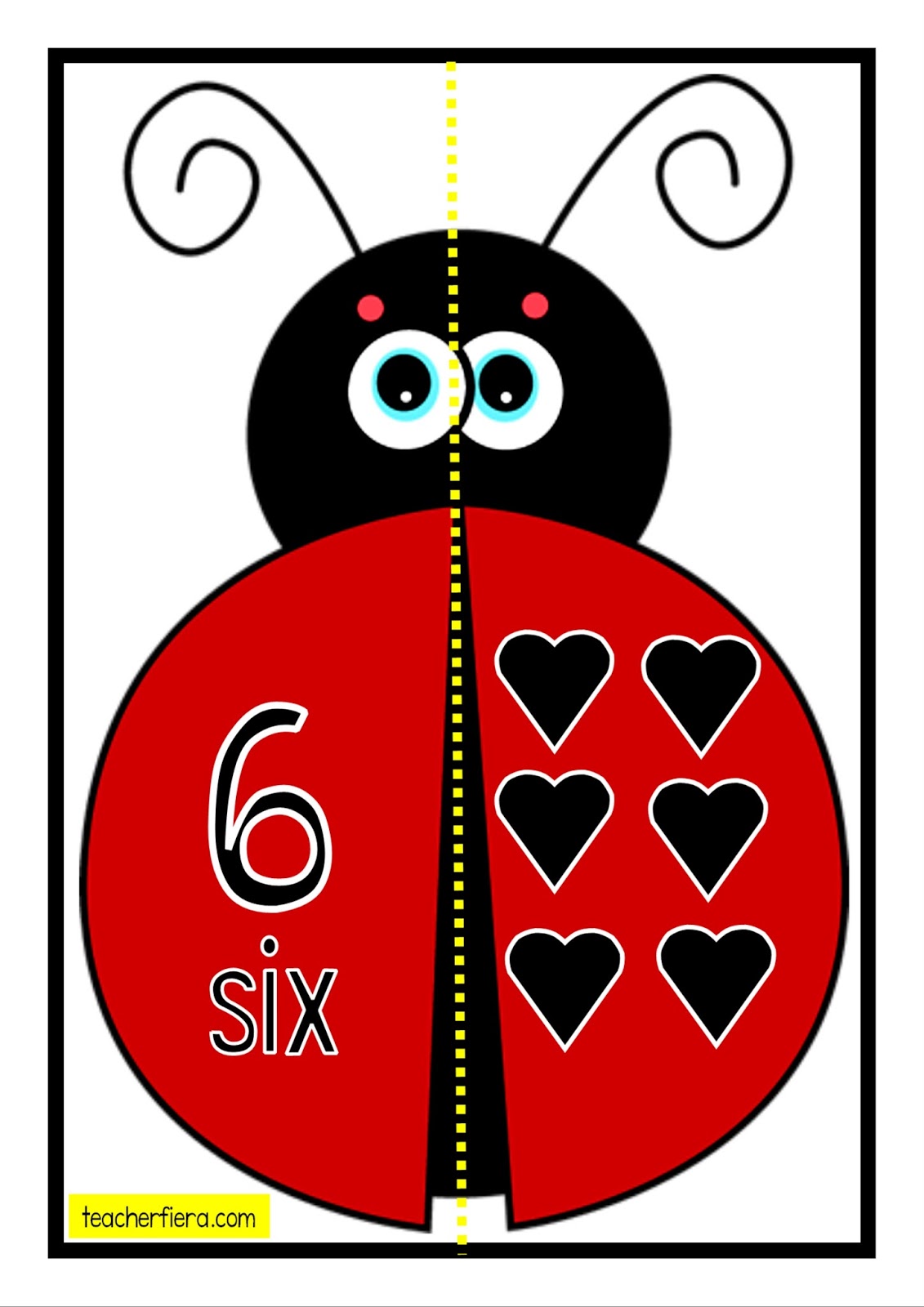 teacherfiera.com: LADYBIRD NUMBERS (MATCHING ACTIVITY & CUT AND PASTE ...