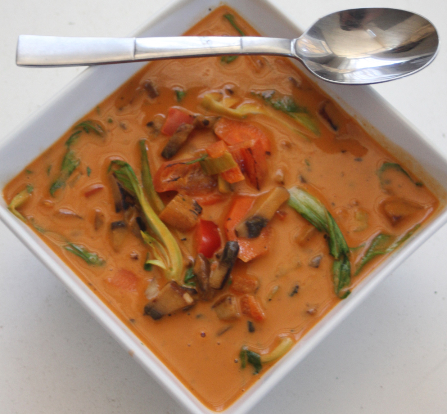 Phoenix Family Foodie Blog: Vegetarian Delights: Spicy Thai Stir-Fry Soup