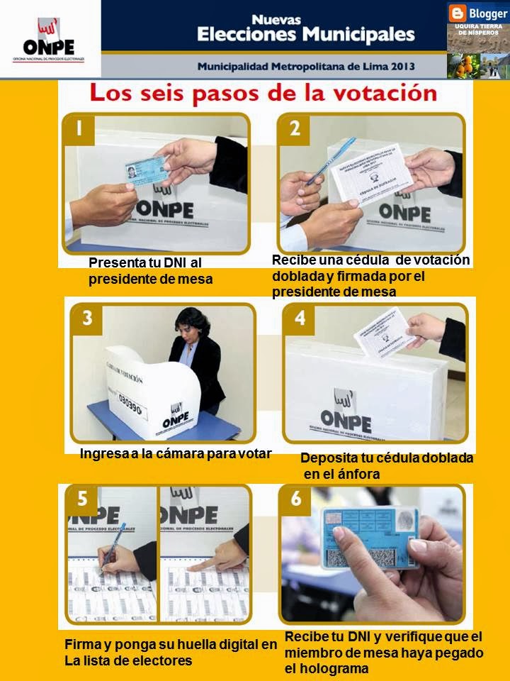 UQUIRA TIERRA DE NÍSPEROS: SEPA CÓMO VOTAR CORRECTAMENTE EN ESTAS ...