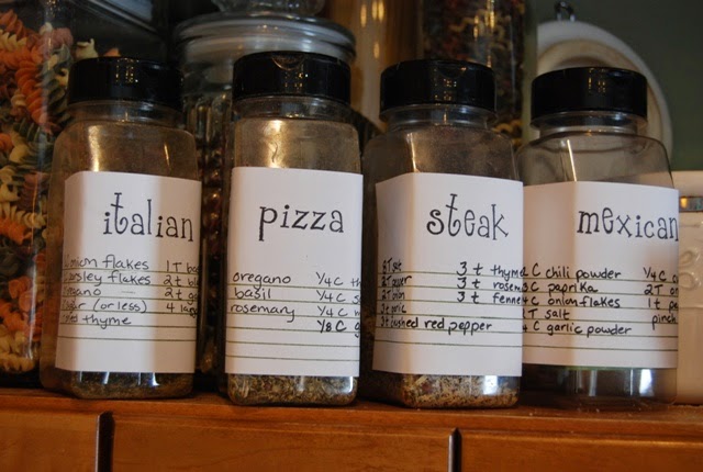 Kid Friendly Organic Life: DIY Organic Spice Mixes