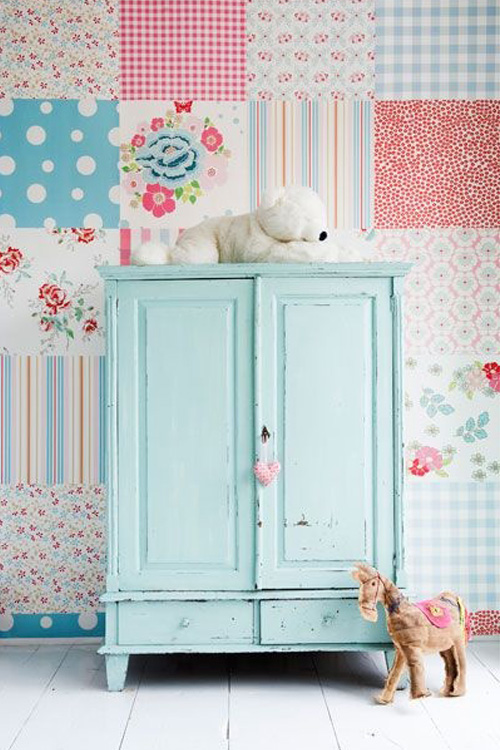 10 bellos ejemplos de paredes patchwork10 beautiful examples of ...