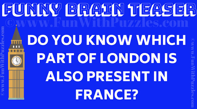 Funny Brain Teaser with Answer