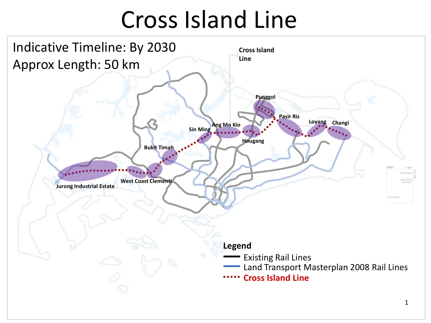 New MRT Lines Jurong Region Line and Cross Island Line | Singapore's ...
