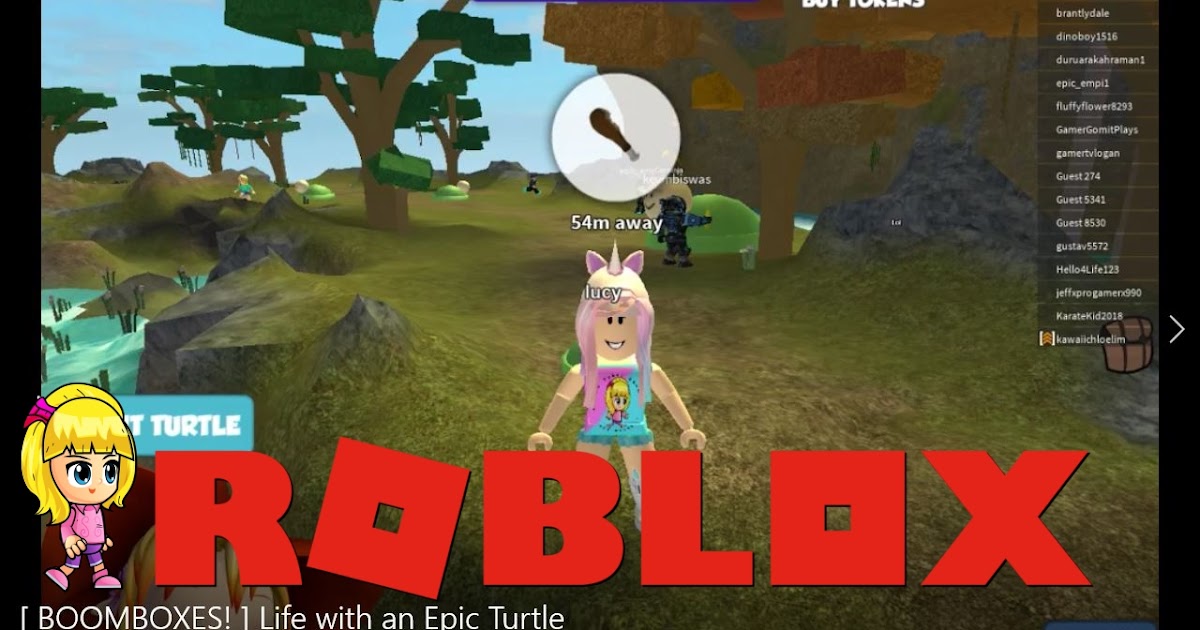Roblox [ BOOMBOXES! ] Life with an Epic Turtle Gameplay | Chloe Tuber