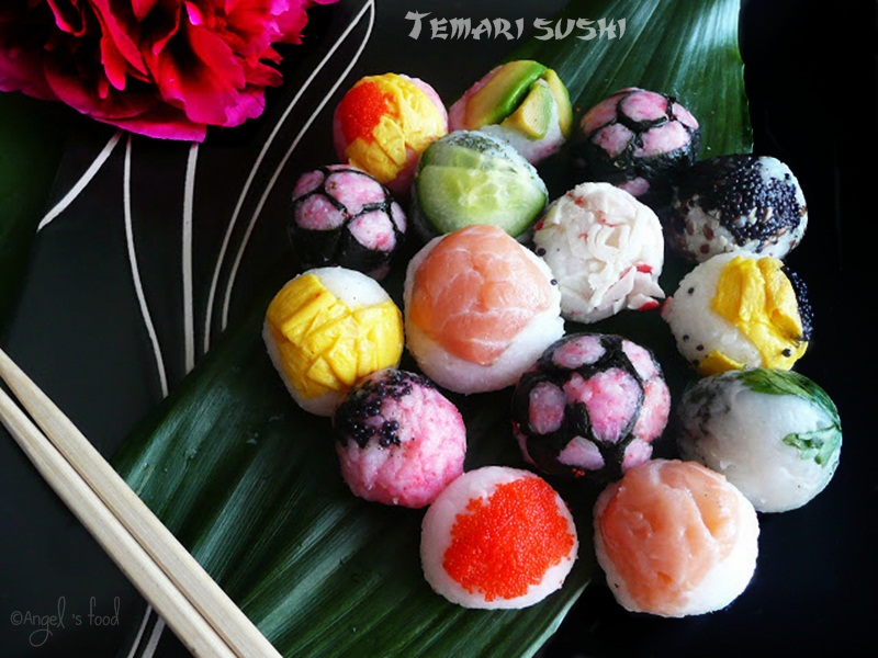 Angel's food: Temari sushi