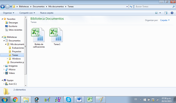 Temas de "TICS" y otros 7u7: Carpetas