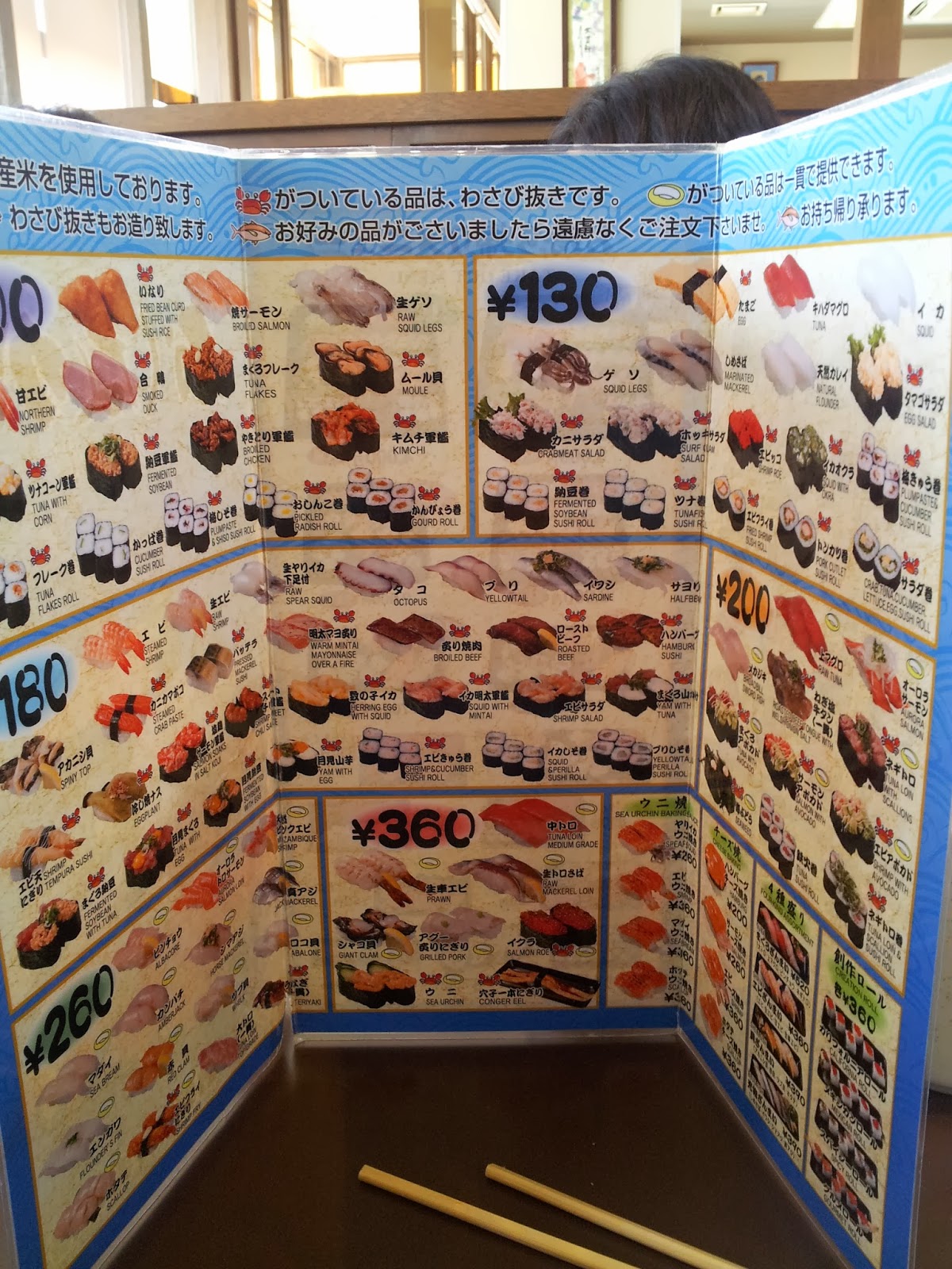 Pabulum: Sushi-Go-Round, Okinawa; Japan