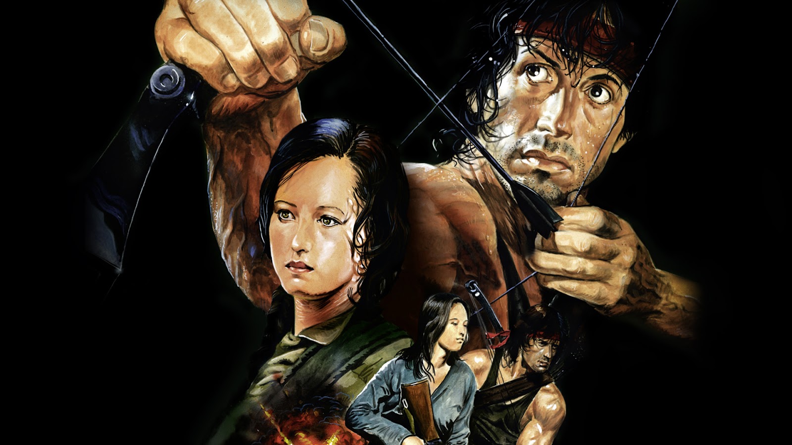 MÁS QUE CINE DE LOS OCHENTA: Rambo II (1985, George Pan Cosmatos) First ...