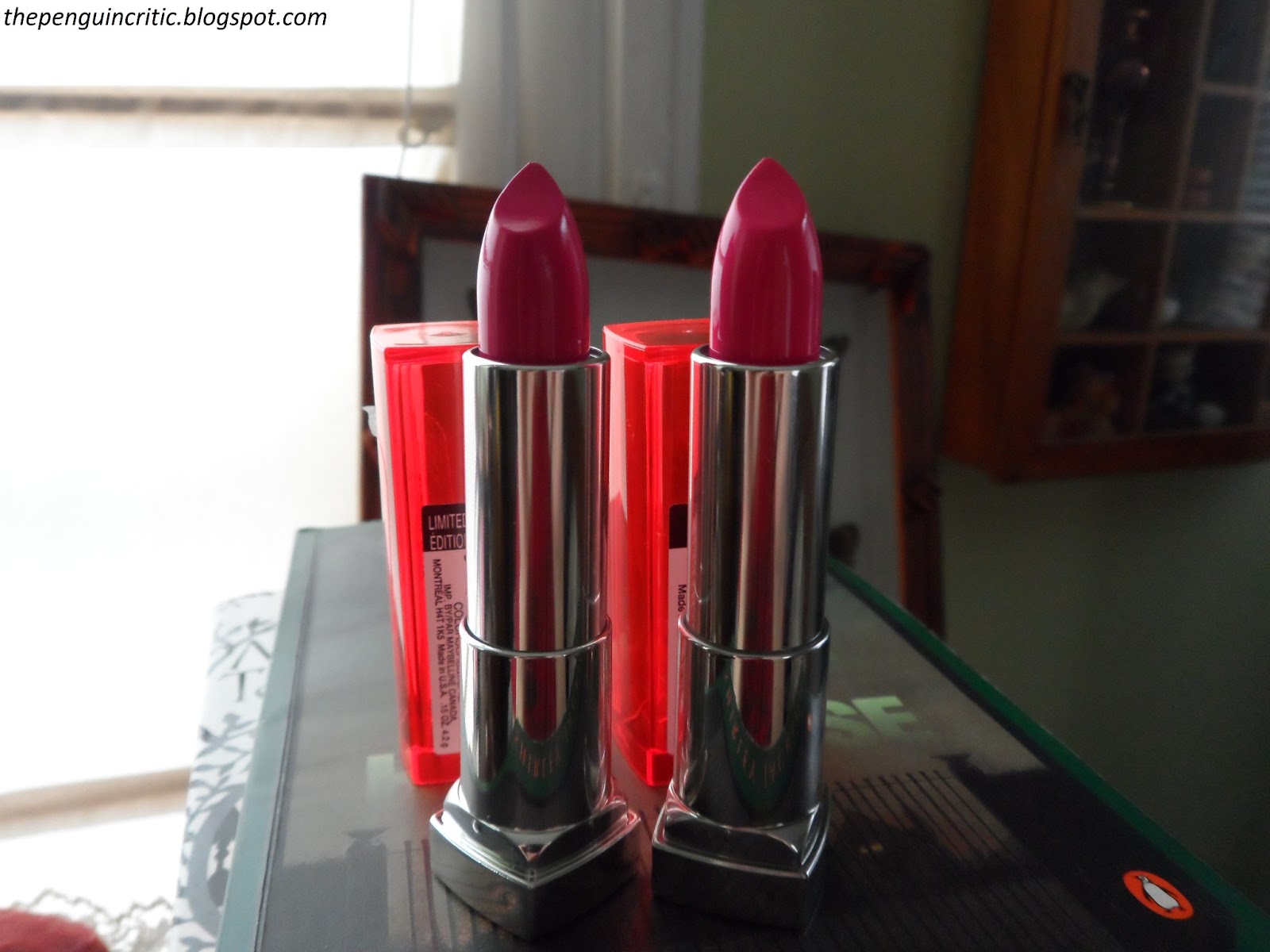 The Penguin Critic: A Quick Comparison: Maybelline Vivids "Fuchsia ...