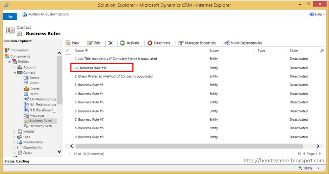 Dynamics 365 Customization and Configuration Tips ~ Benitez Here.