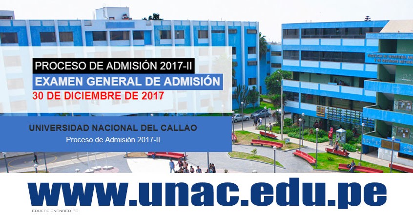 Resultados Examen UNAC 2017-2 (Sábado 30 Diciembre) Ingresantes ...