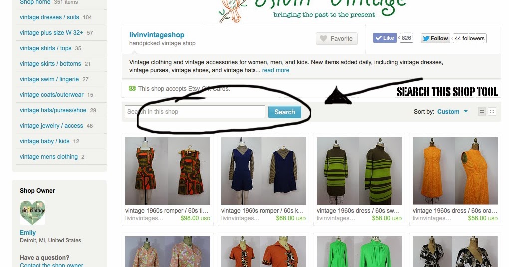 livin vintage: Are you using this important etsy shopping tool? A tip ...