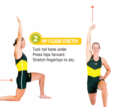 On Land Rowing Stretches