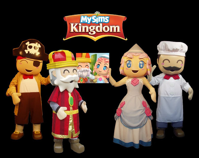 Mascot Costumes: MySims Kingdom Mascot Costumes