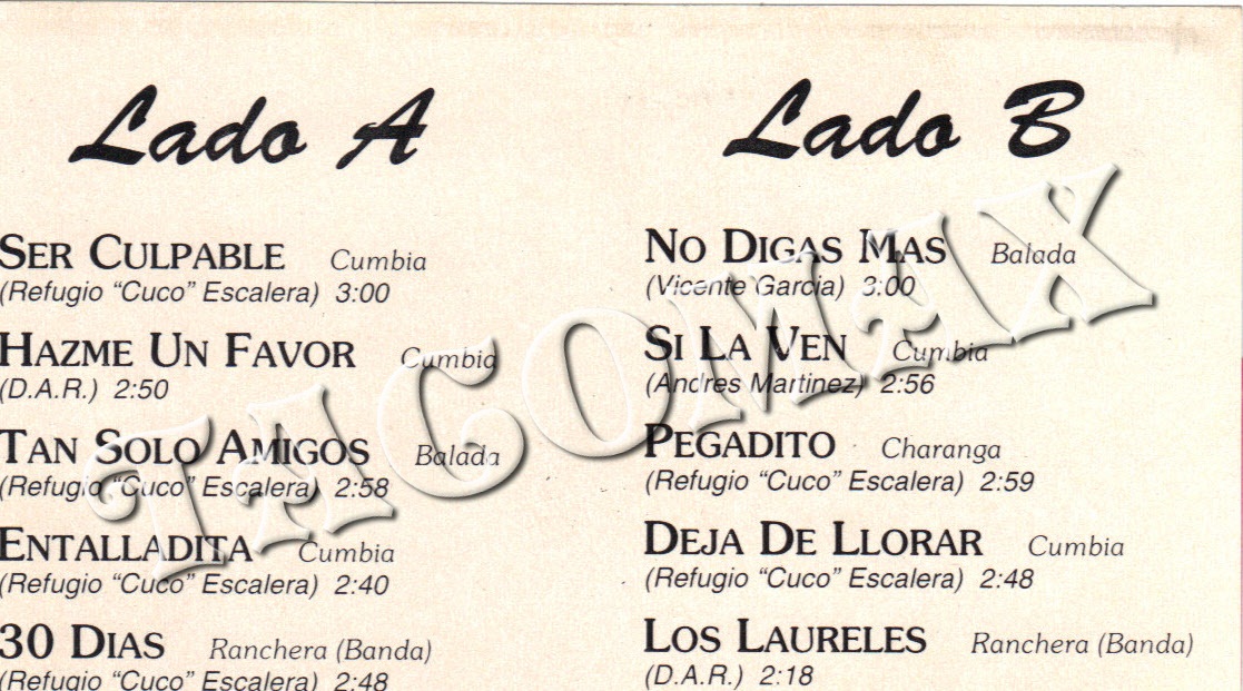 sɐɹǝdnɹƃ sǝuoıɔɔǝΙoɔ: GRUPO LOS TARSIS- TAN SOLO AMIGOS