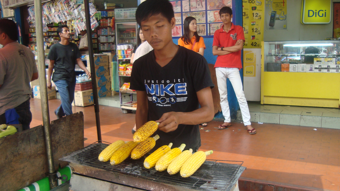 Street Foods: Jagung Bakar (Grilled Corn)