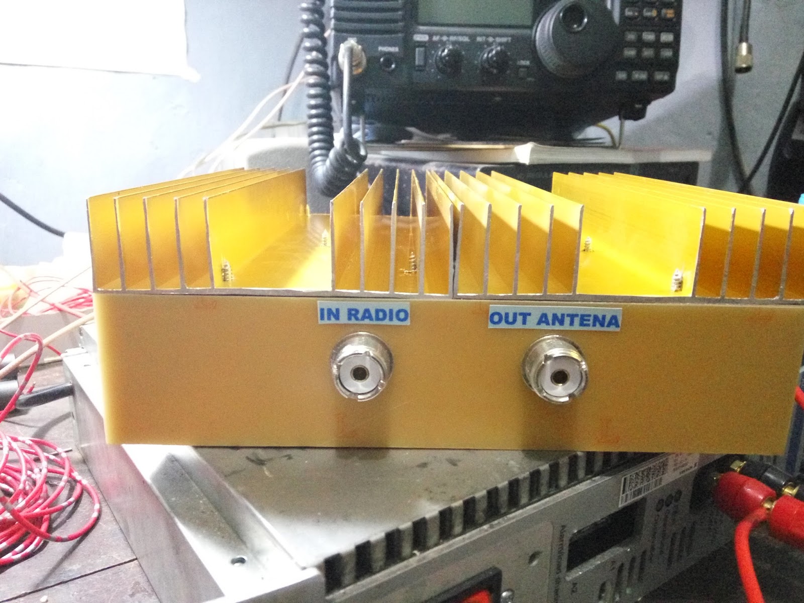 NORMAN RADIO AMATEUR WORKSHOP: N404 v1 HF combiner Amplifier 40m band