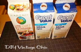 Upcycle Milk Cartons ~ Halloween Decor