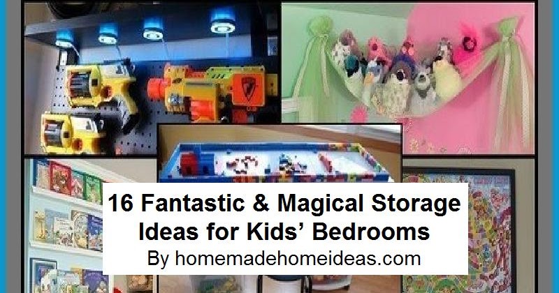DIY And Household Tips: 16 Fantastic & Magical Storage Ideas for Kids ...